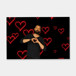 Hearts Option 2 - GIF - LA Photo Party